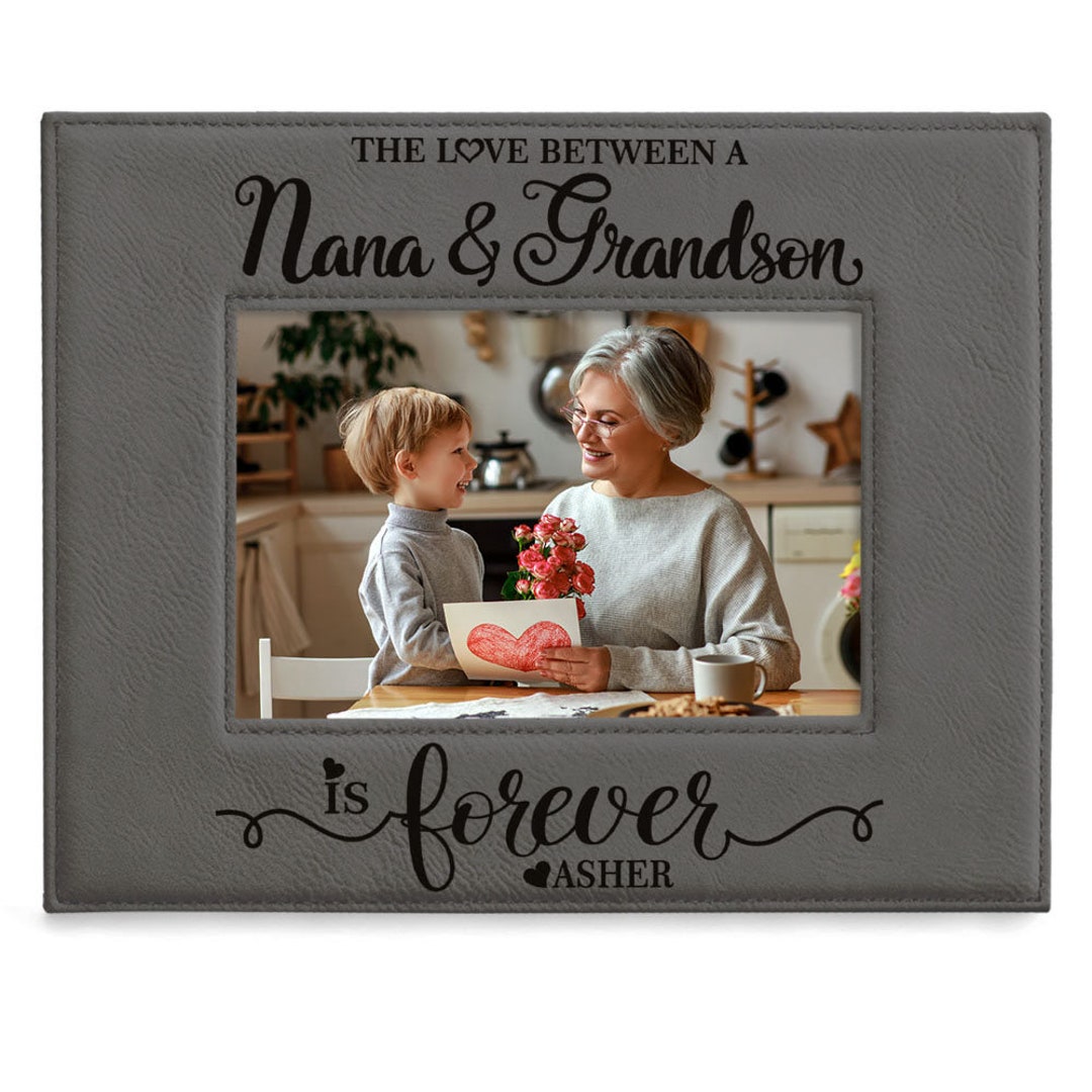 Personalized-the Love Between a Nana & Grandson is Forever Picture ...