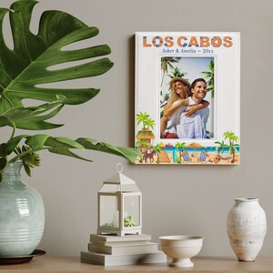 PERSONALIZED -los Cabos Picture Frame. Family Vacation, Couple Vacation ...