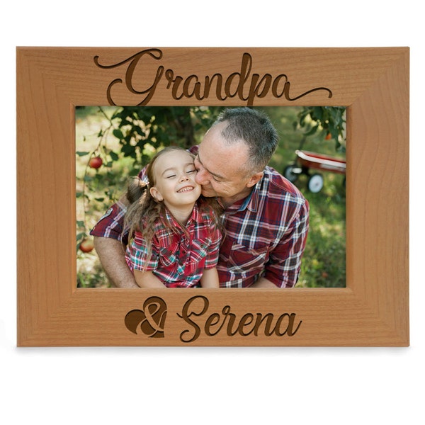 Best Grandfather Ever Photo Frame - Etsy
