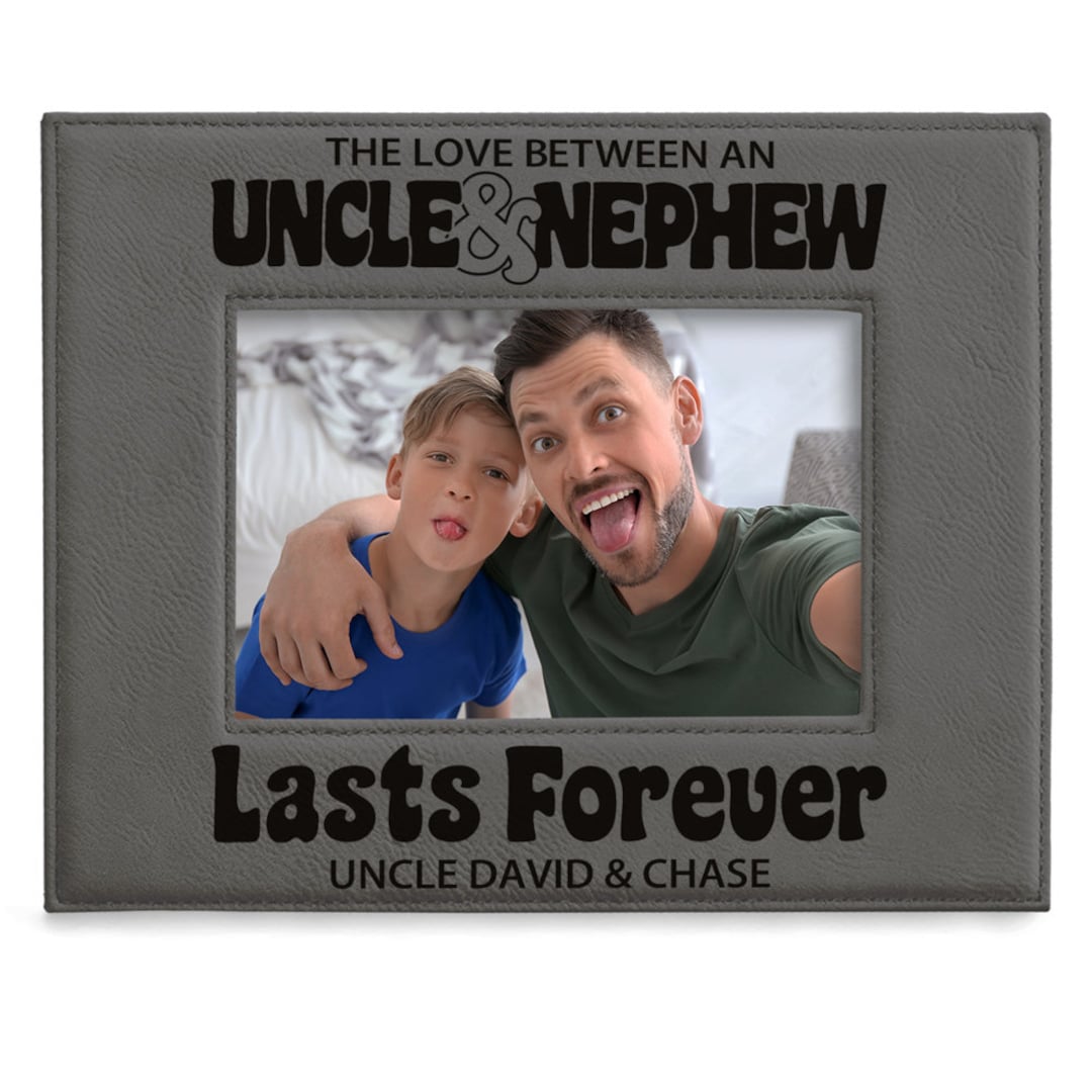 Personalized-the Love Between an Uncle & Nephew Lasts Forever Picture ...