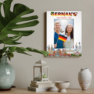 PERSONALIZED - Germany Picture Frame. Family Vacation, Couple Vacation ...