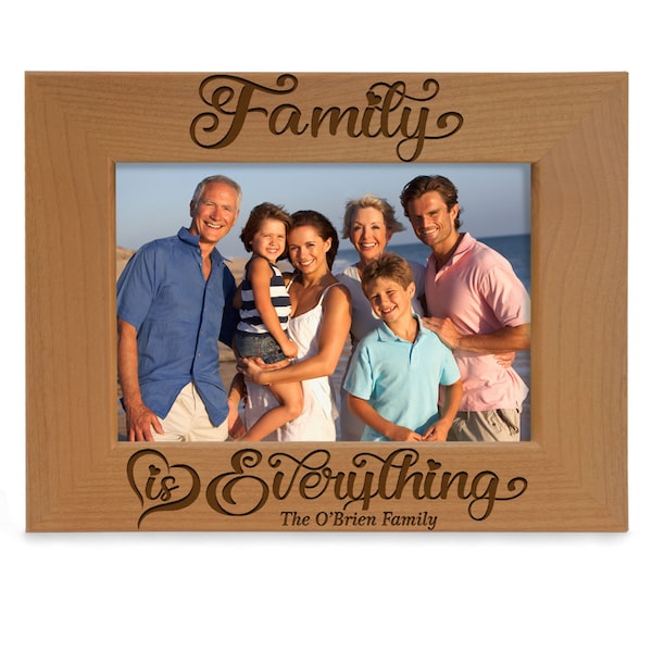 Family is Everything Picture Frame - Etsy