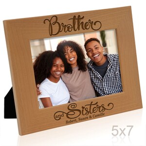 PERSONALIZED -brother & Sisters Picture Frame. Best Brother and Sister ...