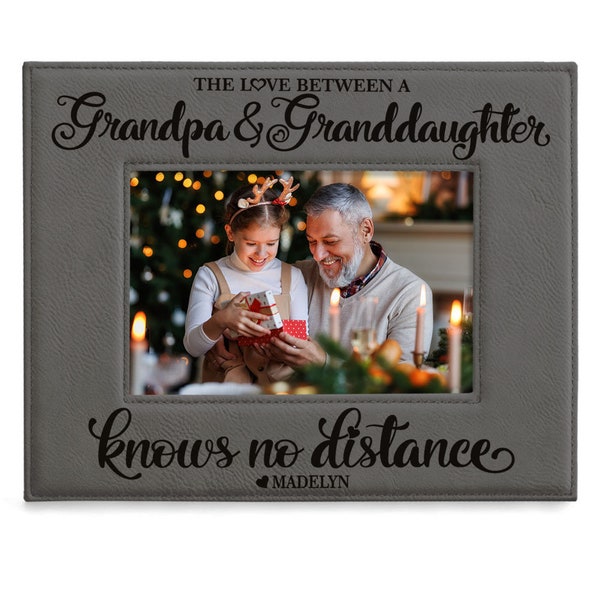 Grandpa Granddaughter Picture Frame - Etsy