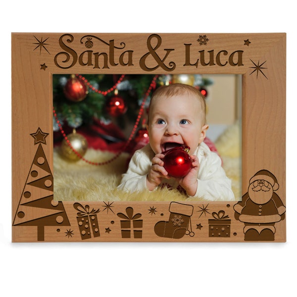 Santa and Me Frame - Etsy
