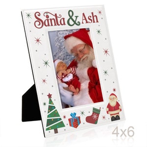 PERSONALIZED -santa & Me Classic Picture Frame. Cute Gift to Celebrate ...