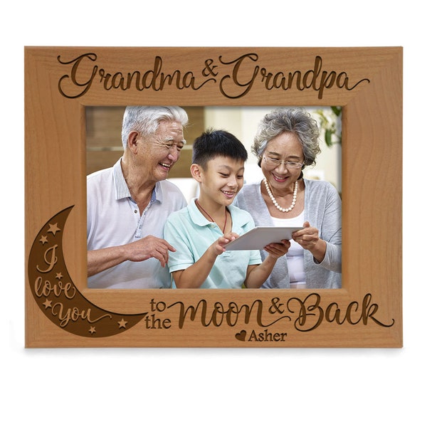I Love You Grandma Picture Frames - Etsy