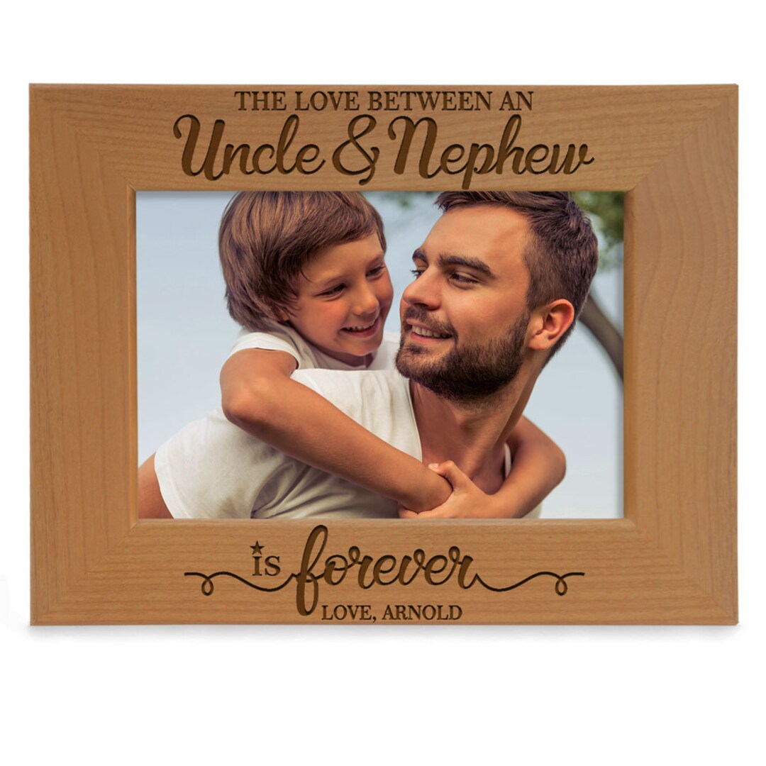 PERSONALIZED the Love Between an Uncle & Nephew is Forever - Etsy