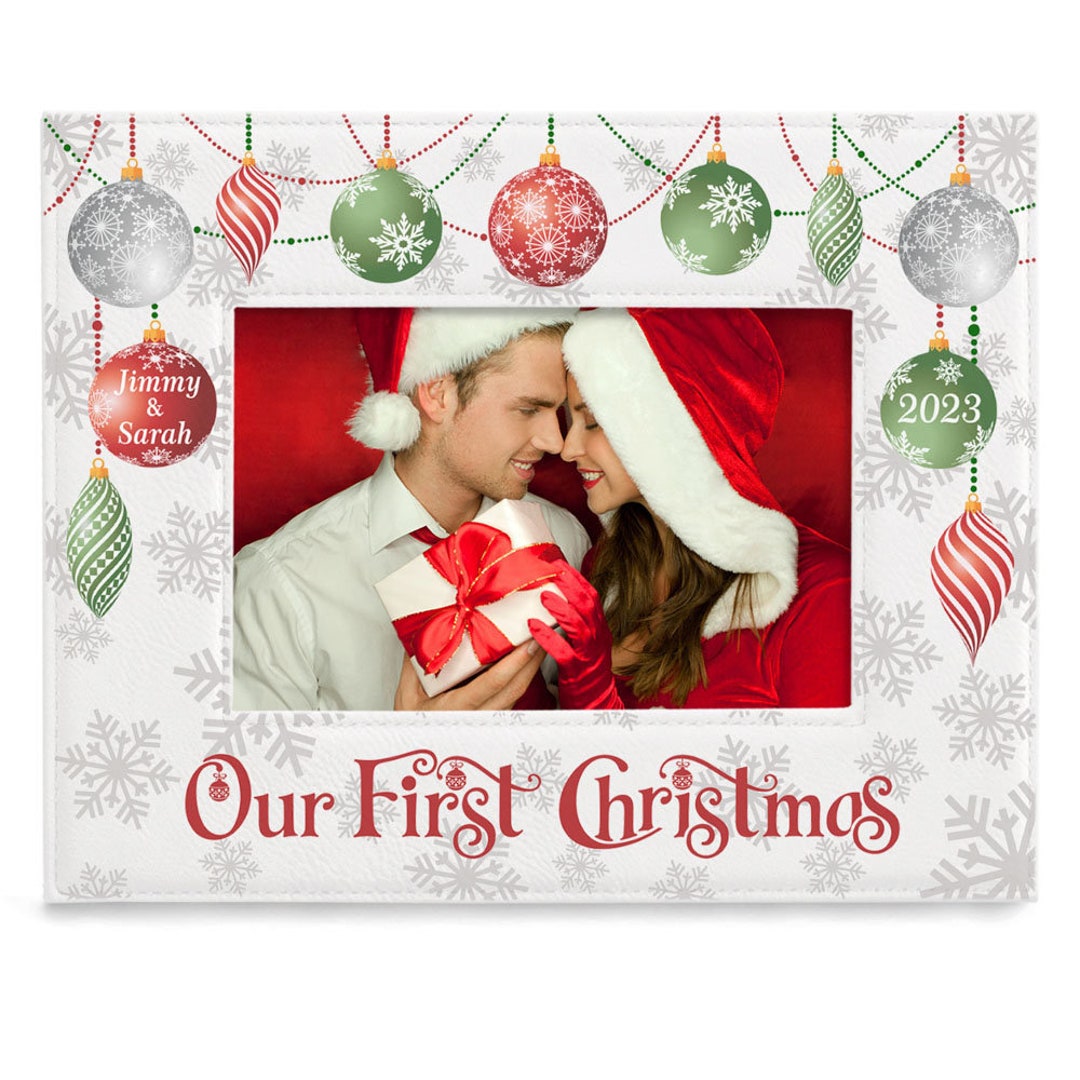 PERSONALIZED - Our First Christmas Classic Picture Frame. Perfect ...