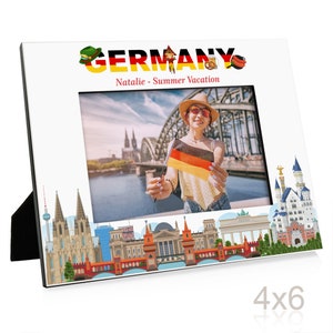 PERSONALIZED - Germany Picture Frame. Family Vacation, Couple Vacation ...