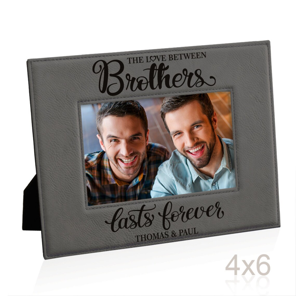 PERSONALIZED -the Love Between Brothers Lasts Forever Picture Frame ...