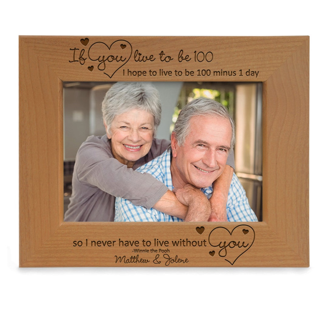 Personalized-if You Live to Be 100 I Hope I Live to Be 100 Minus 1 Day ...
