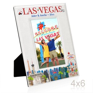PERSONALIZED - Las Vegas Picture Frame. Family Vacation, Couple ...