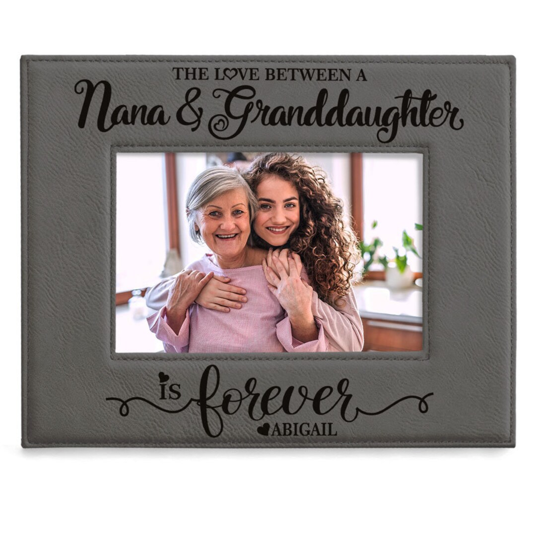 Personalized-the Love Between a Nana & Granddaughter is Forever Picture ...