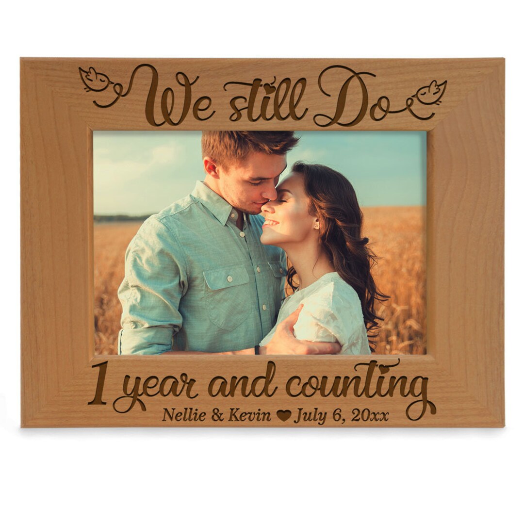 PERSONALIZED We Still Do 1 Year and Counting Engraved - Etsy