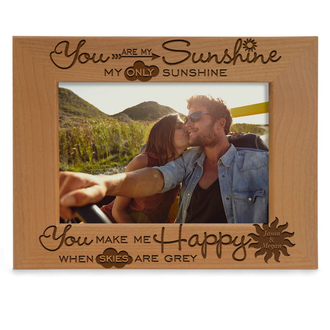 PERSONALIZED - You Are My Sunshine Poem Picture Frame. Birthday ...