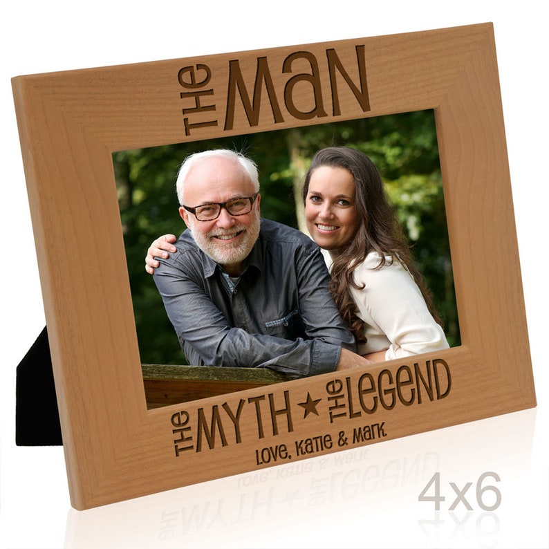 PERSONALIZED - the Man, the Myth, the Legend Engraved Natural Wood ...