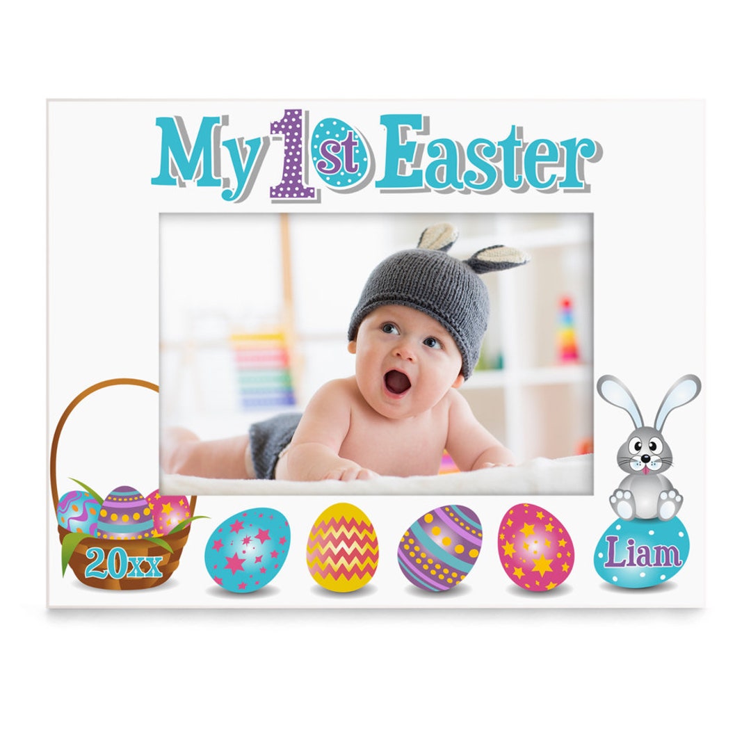 PERSONALIZED - My 1st Easter Cute Picture Frame. Perfect Gift to ...