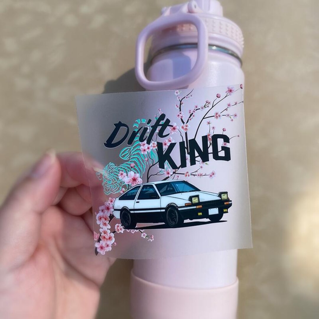 Drift King AE86 Clear Vinyl Sticker: Tokyo Drift Car Club - Etsy