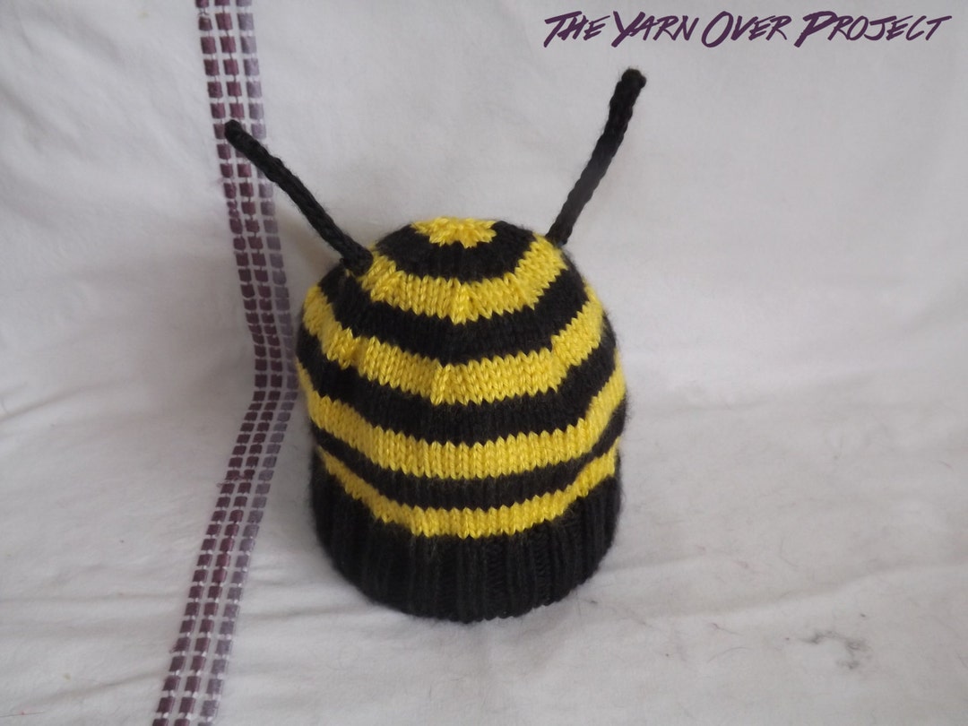PATTERN Knit Pattern for Bumblebee Baby Hat Knit Bumblebee - Etsy