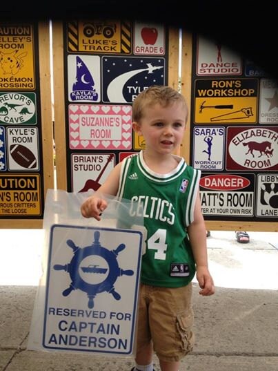 Personalized Aluminum Captain Sign - Etsy