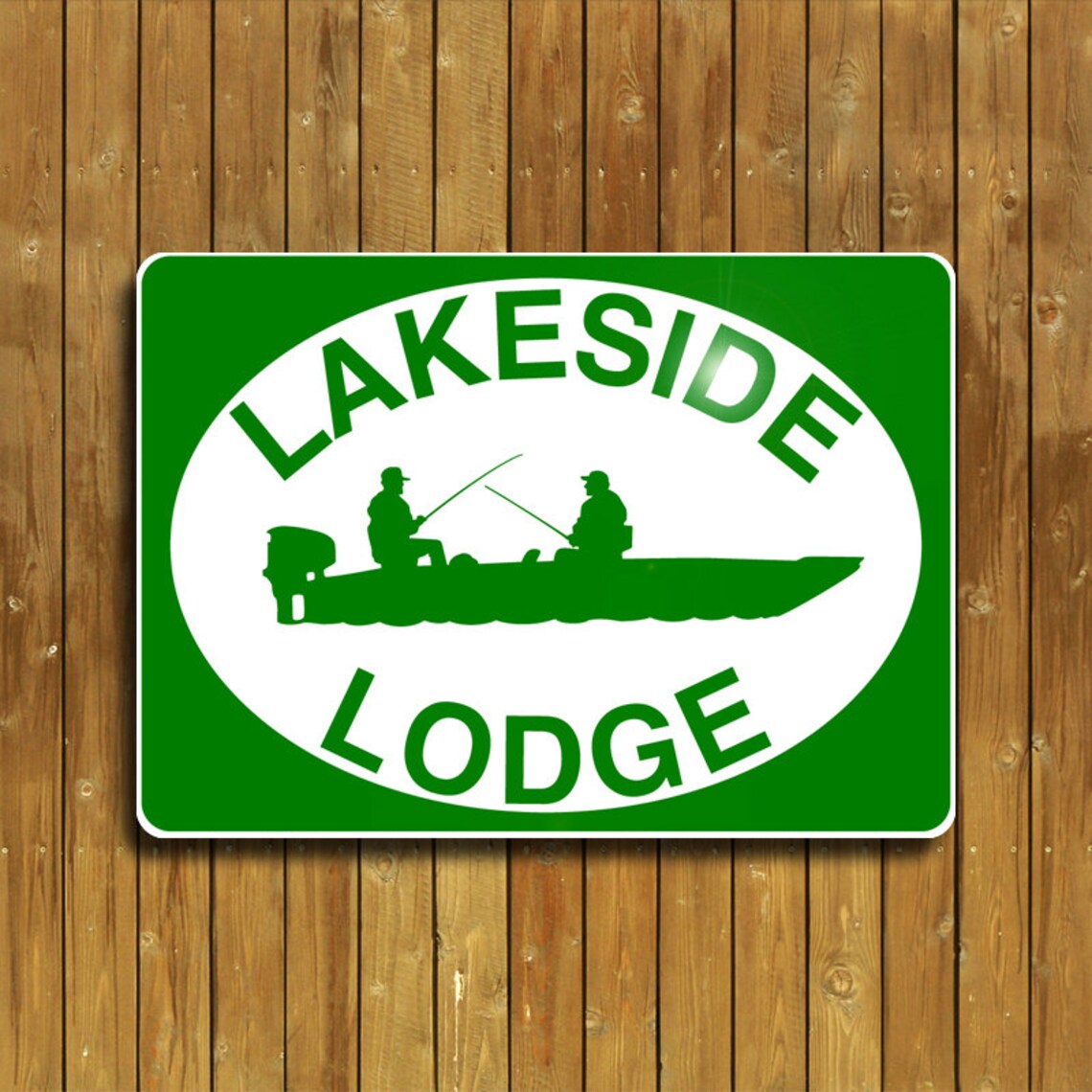 Personalized Fishing Lodge Sign - Etsy
