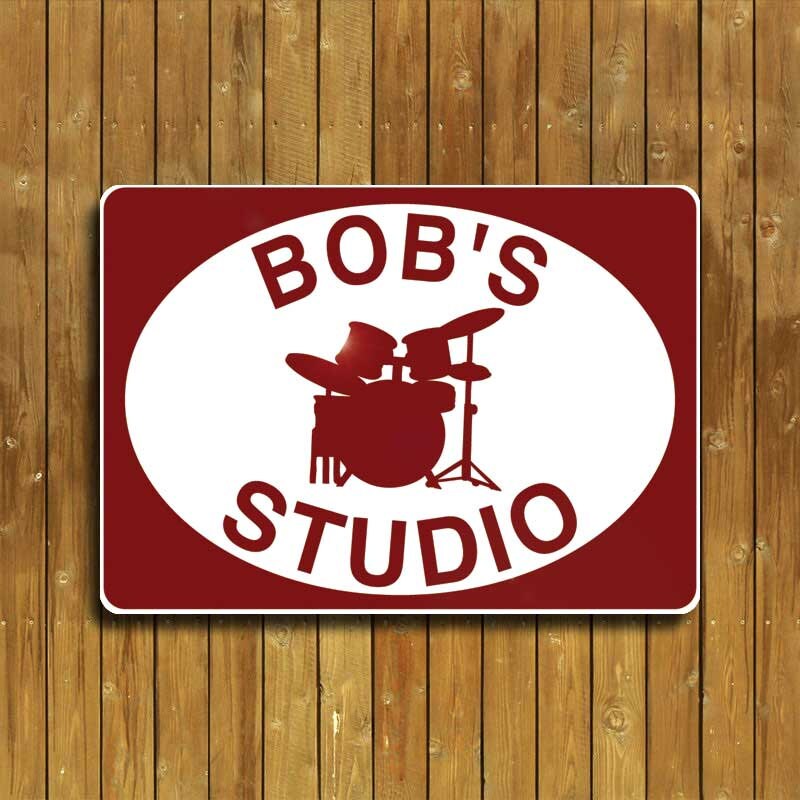 Drum Sign Personalized for You With a Drummer or a Set of - Etsy