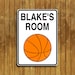 Personalized Basketball Sign - Etsy
