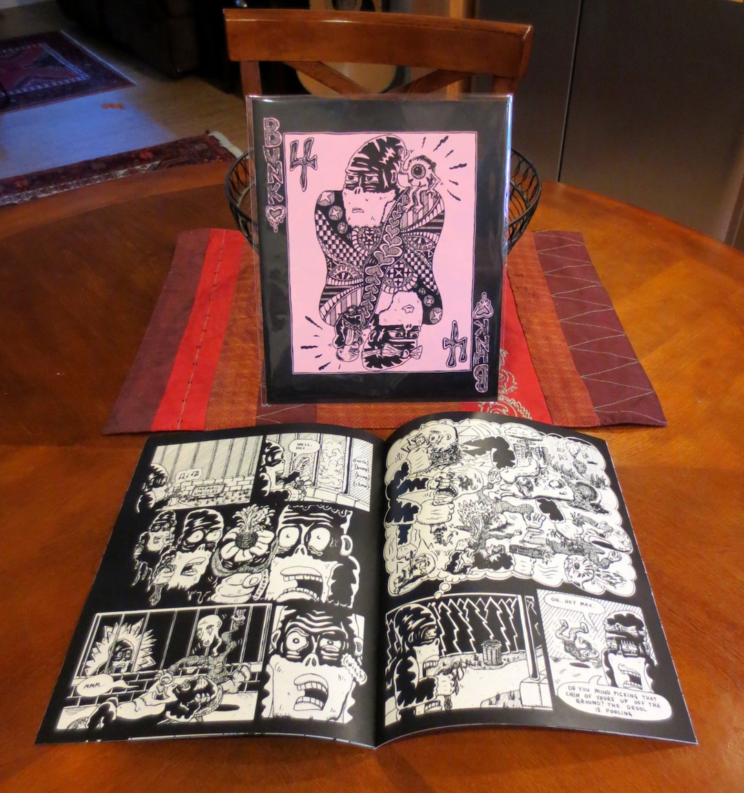 Bunk #4: "an Evening at the Imposium" Comic Art Zine - Etsy