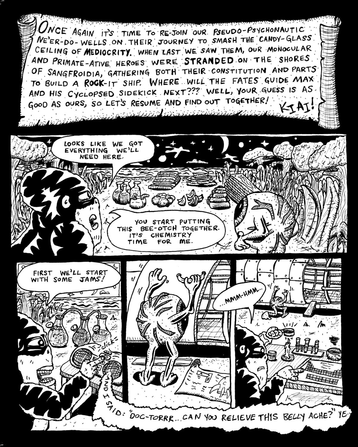 Bunk 2: the Mystifical Shambri-la Comic Art Zine - Etsy