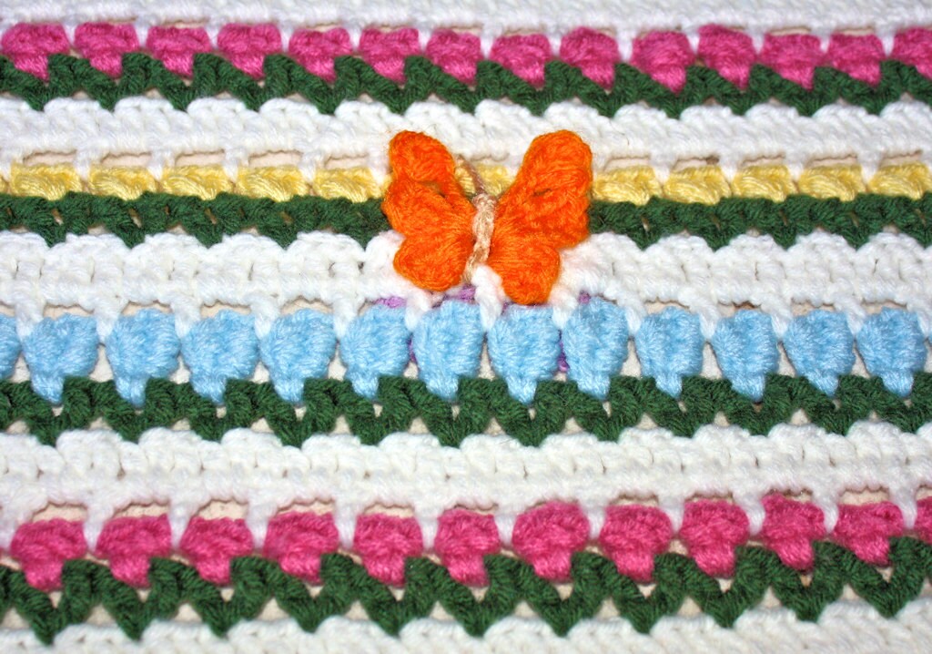 April Flowers in Snow Afghan Crochet Pattern Download - Etsy