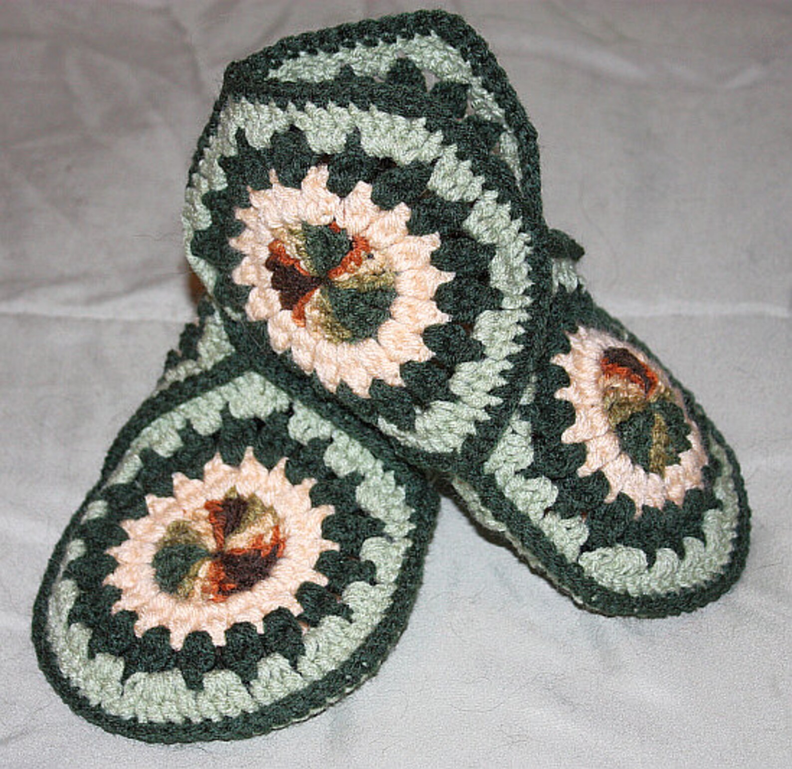 Hexagon Slipper House Shoe Booties - Crochet PDF Pattern - Etsy