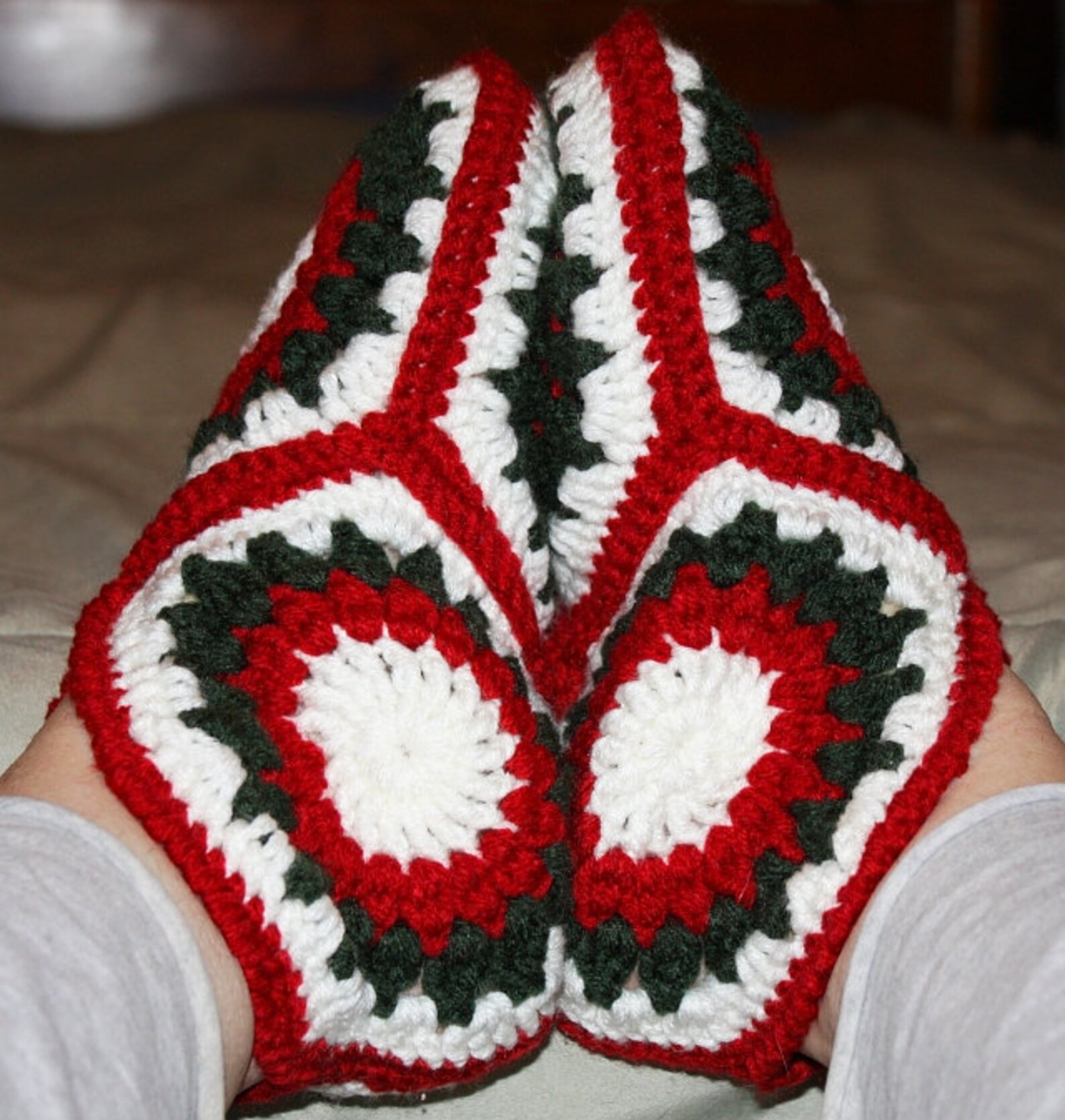 Hexagon Slipper House Shoe Booties - Crochet PDF Pattern - Etsy
