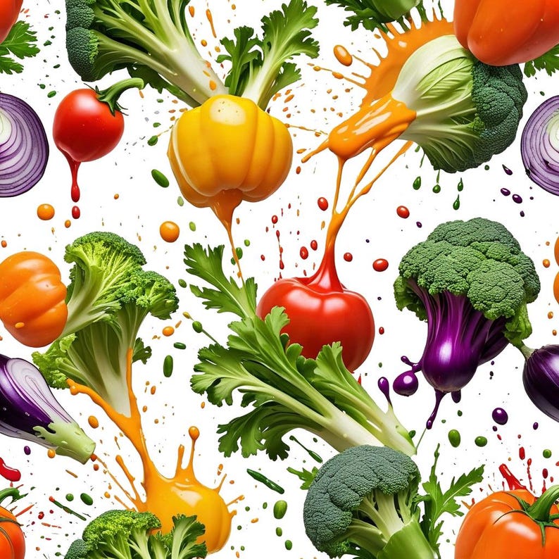Vegetable Clipart, Commercial Use, Bundle, Vegetable Clipart - 10 JPG ...
