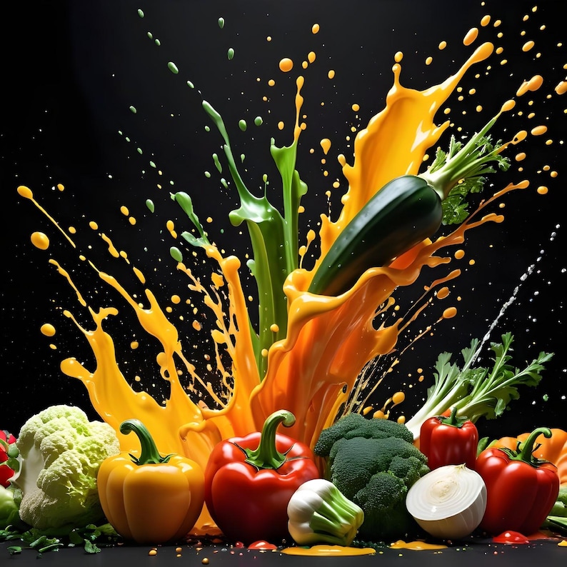 Vegetable Clipart, Commercial Use, Bundle, Vegetable Clipart - 10 JPG ...