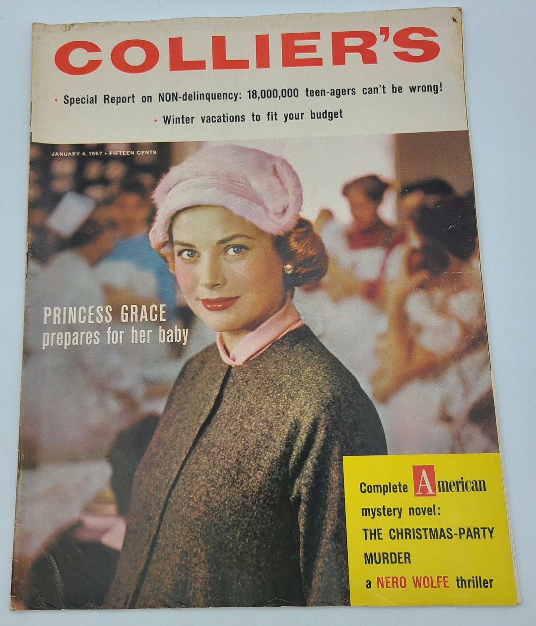 January 1957 Colliers Magazine : Princess Grace Kelly of Monaco Cover ...