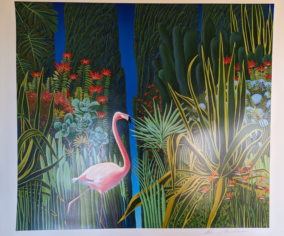 Bob Marchant A Garden to Behold Limited Edition Serigraph 193/275 ...
