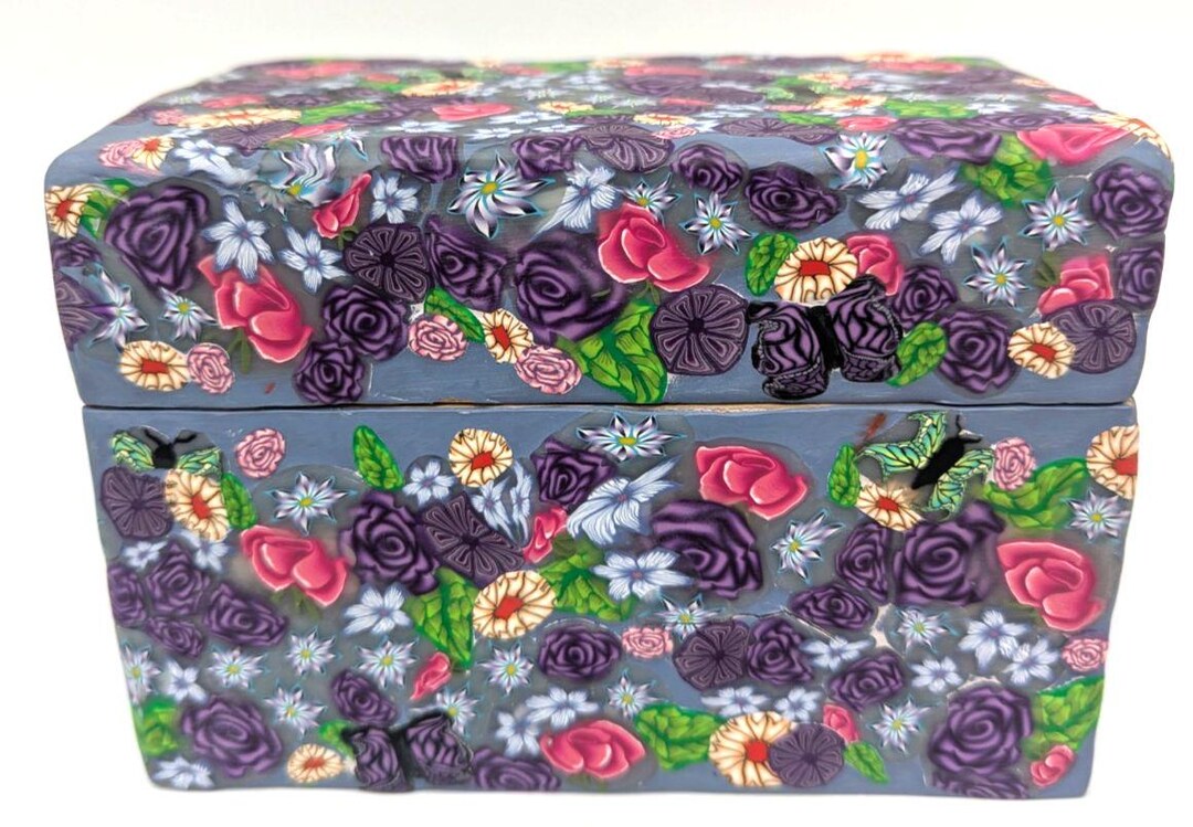 Vintage Floral Recipe Box: Cottage Kitchen Decor, Retro Gift - Etsy