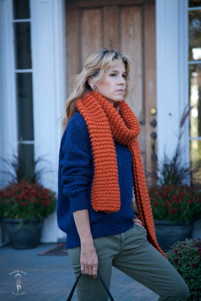 Extra Long Knitted Scarf open Ended Long Scarf Unisex - Etsy