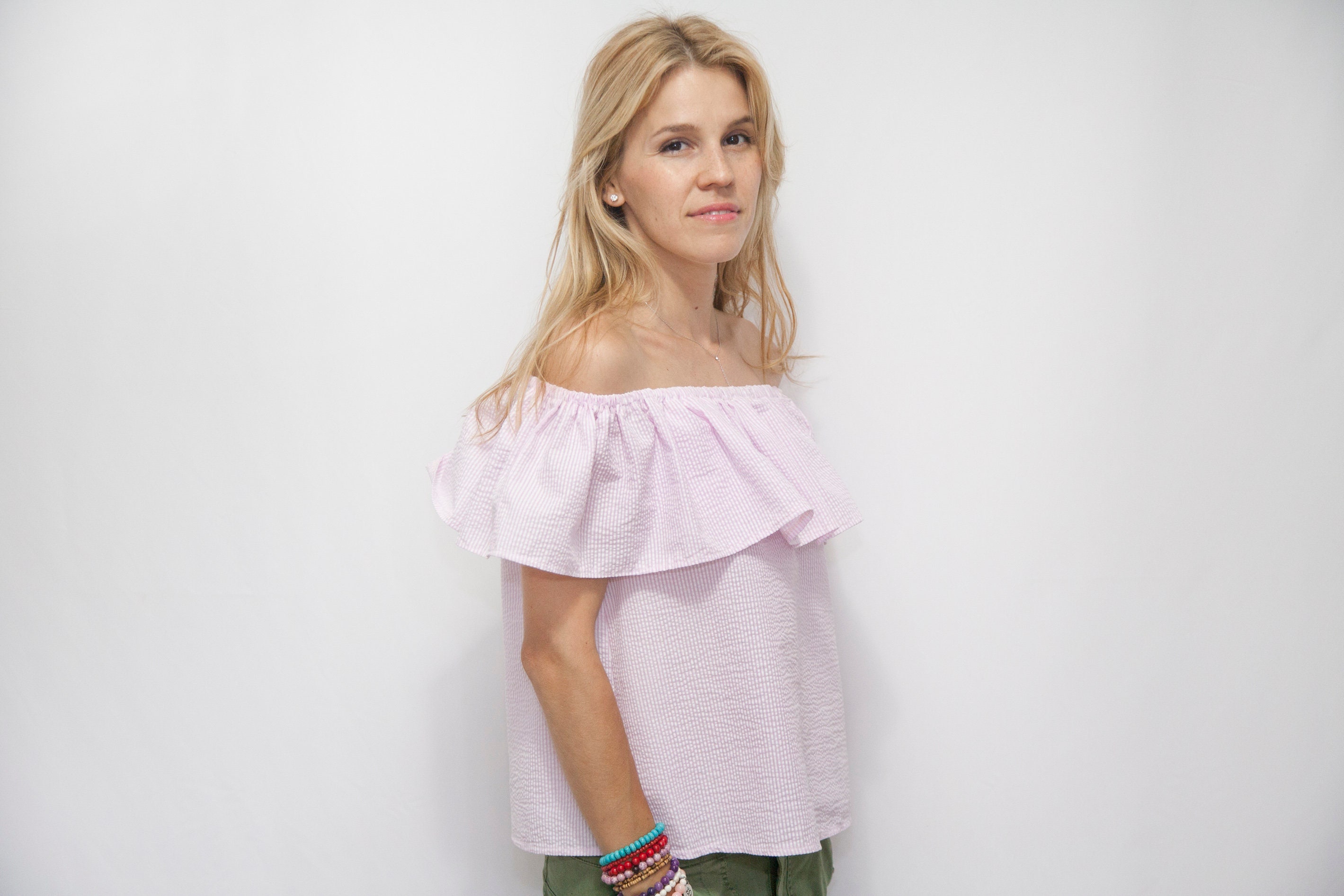 Gypsy off the Shoulder Ruffle Top Woman Boho Ruffle Top - Etsy Canada