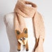 Animal Scarf Red Fox Scarf Winter Scarf Winter Clothes - Etsy