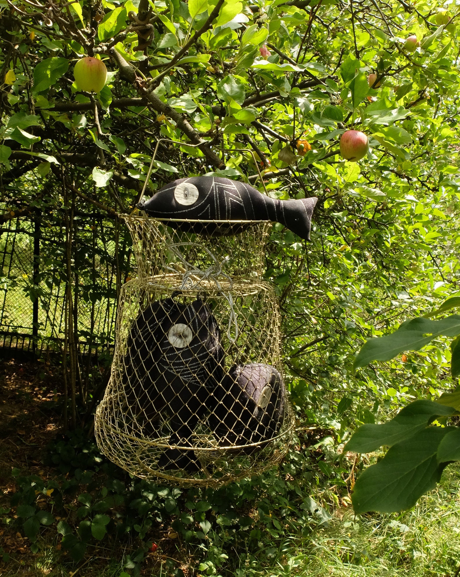Hanging Fish Fish Bunch Fish Garland Fabric Fish Beach | Etsy