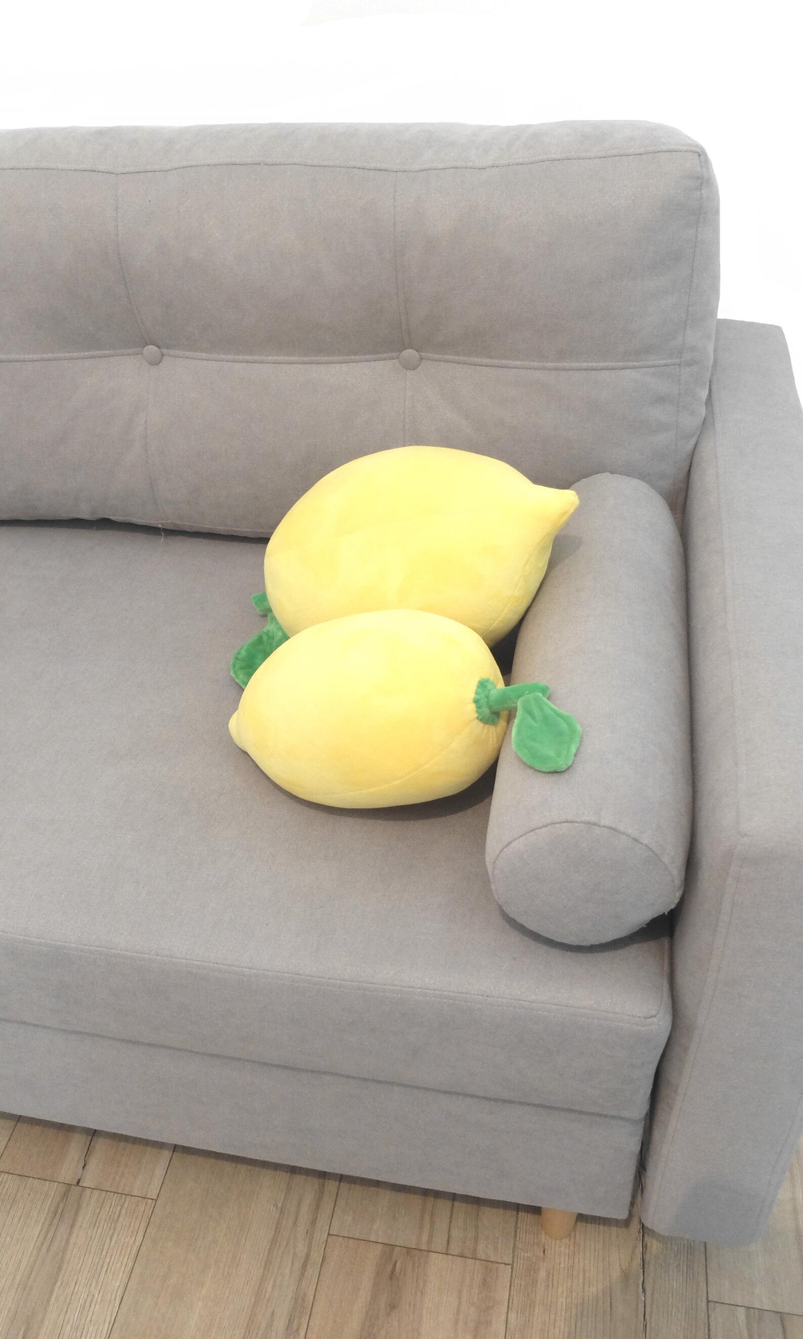 Oversized Lemon, Velvet Lemon, Lemon Cushion, Citrus Pillow, 3D Soft ...