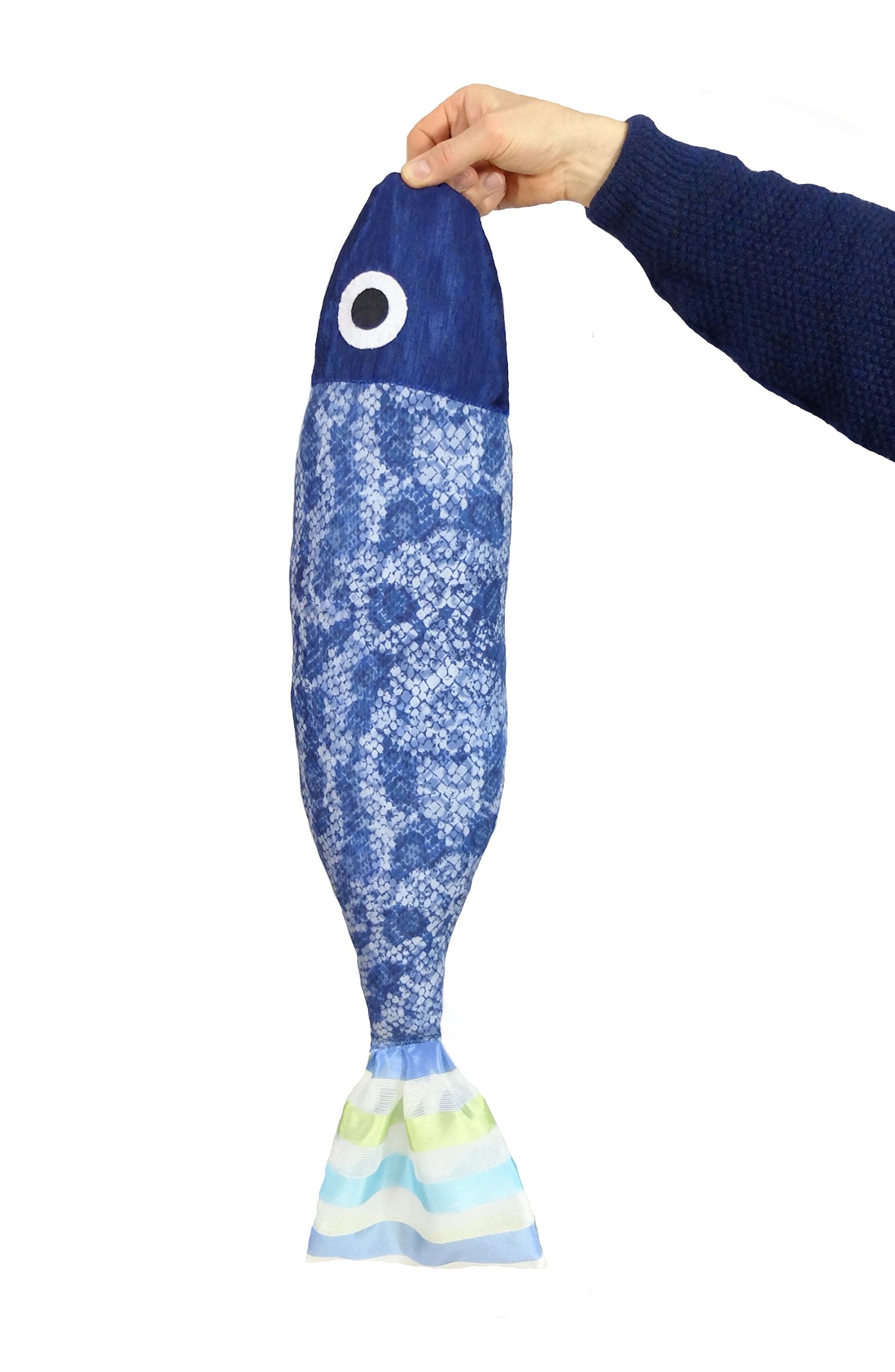 Long Fish Pillow, Stuffed Fish, Bathroom Decor, Nautical Pillow, for ...