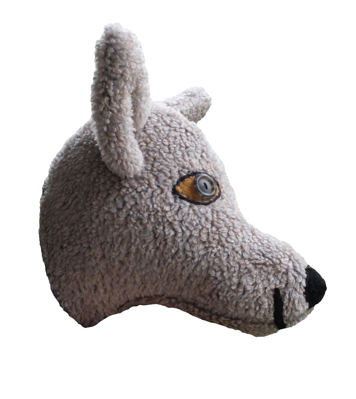 Wolf Head Art Faux Wolf Wall Mount Nursery Art Faux | Etsy