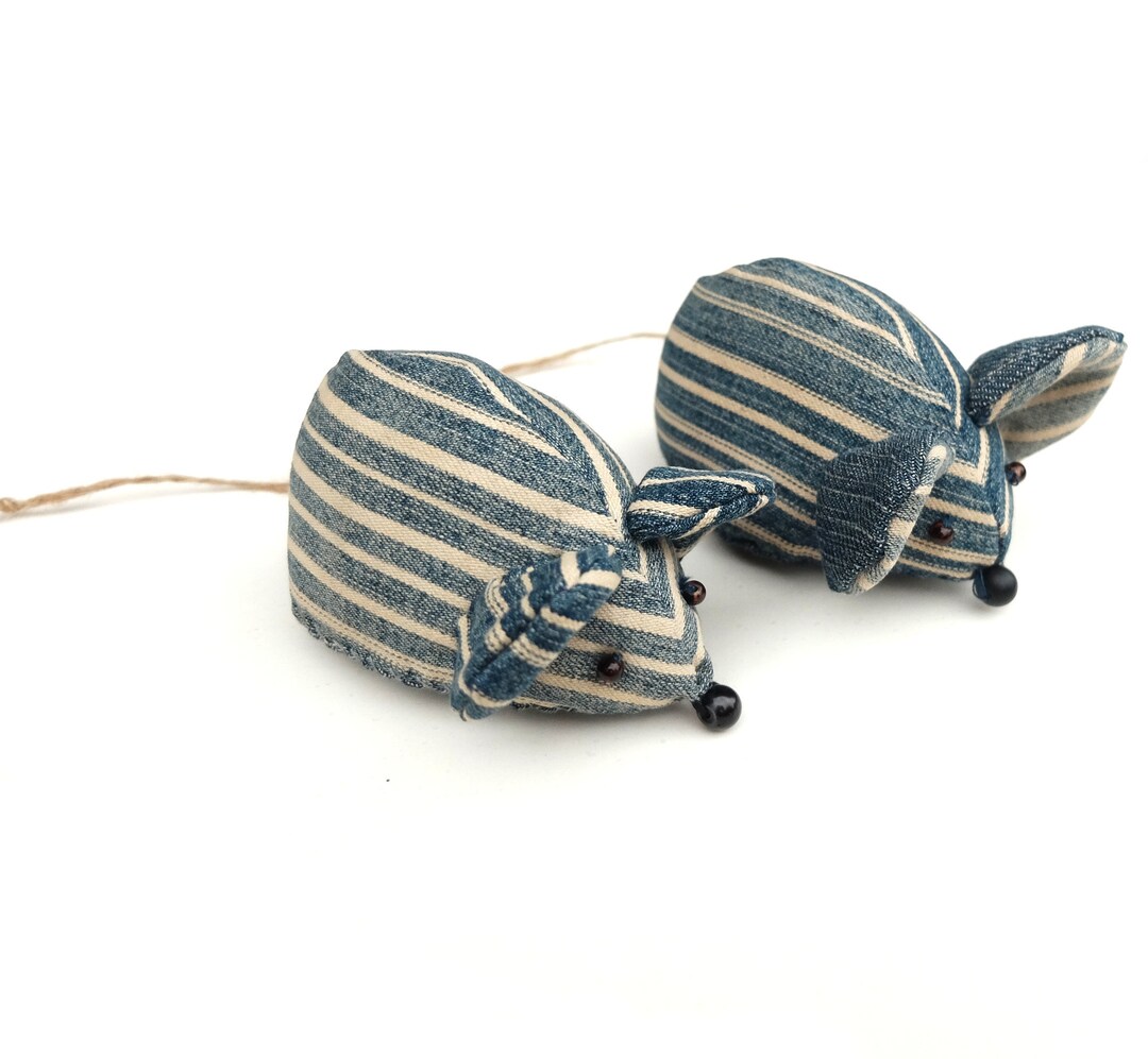 Zero Waste Mouse, Stuffed Rodent, Eco Mouse, Recycled Jeans, Upcycled ...