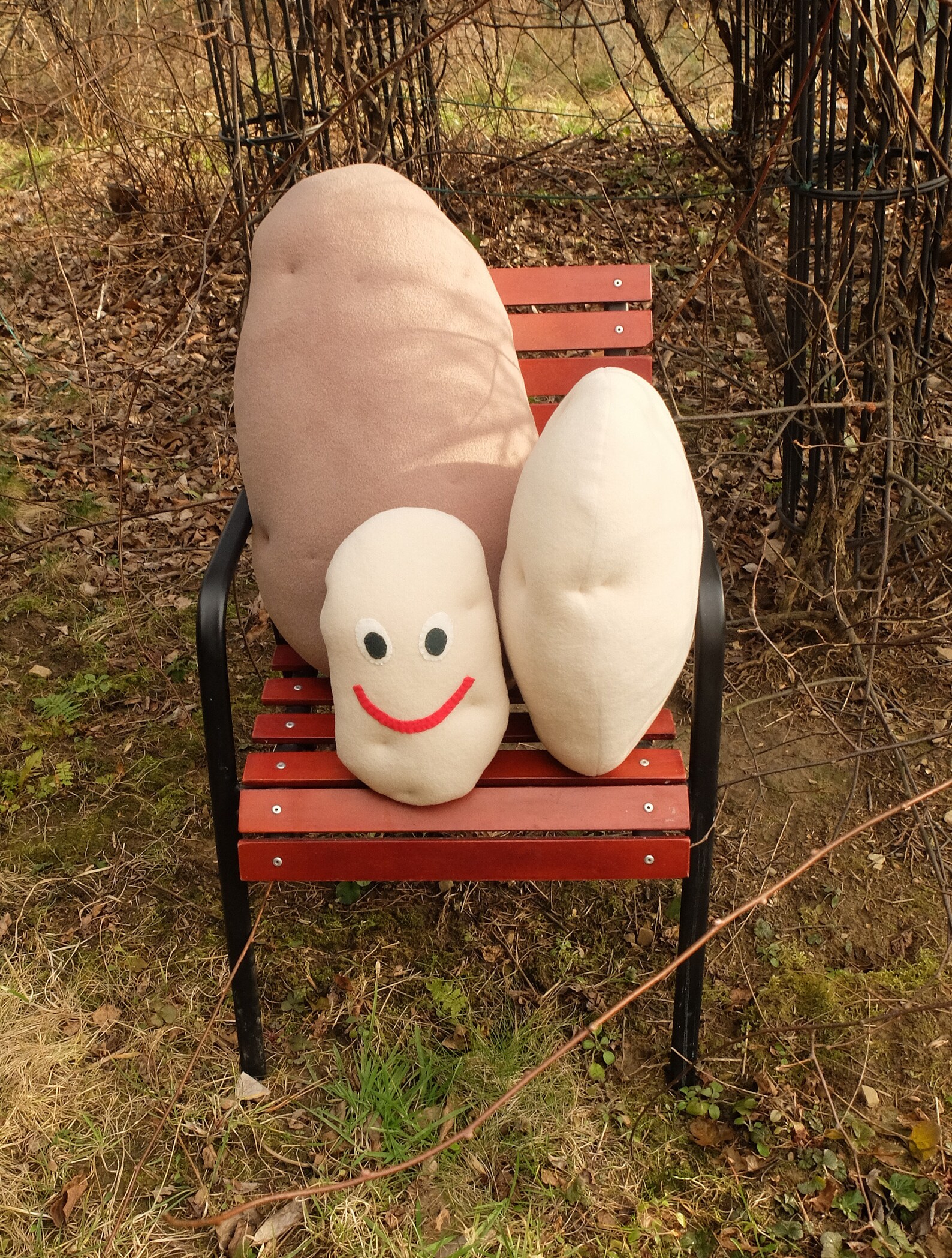 Fleece Potato, Plush Vegetable, Food Pillow, Smiling Potato, Stuffed ...