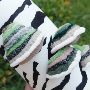 Stuffed Birch Log, Tree Log Pillow, Tree Log With Fungi, From the ...