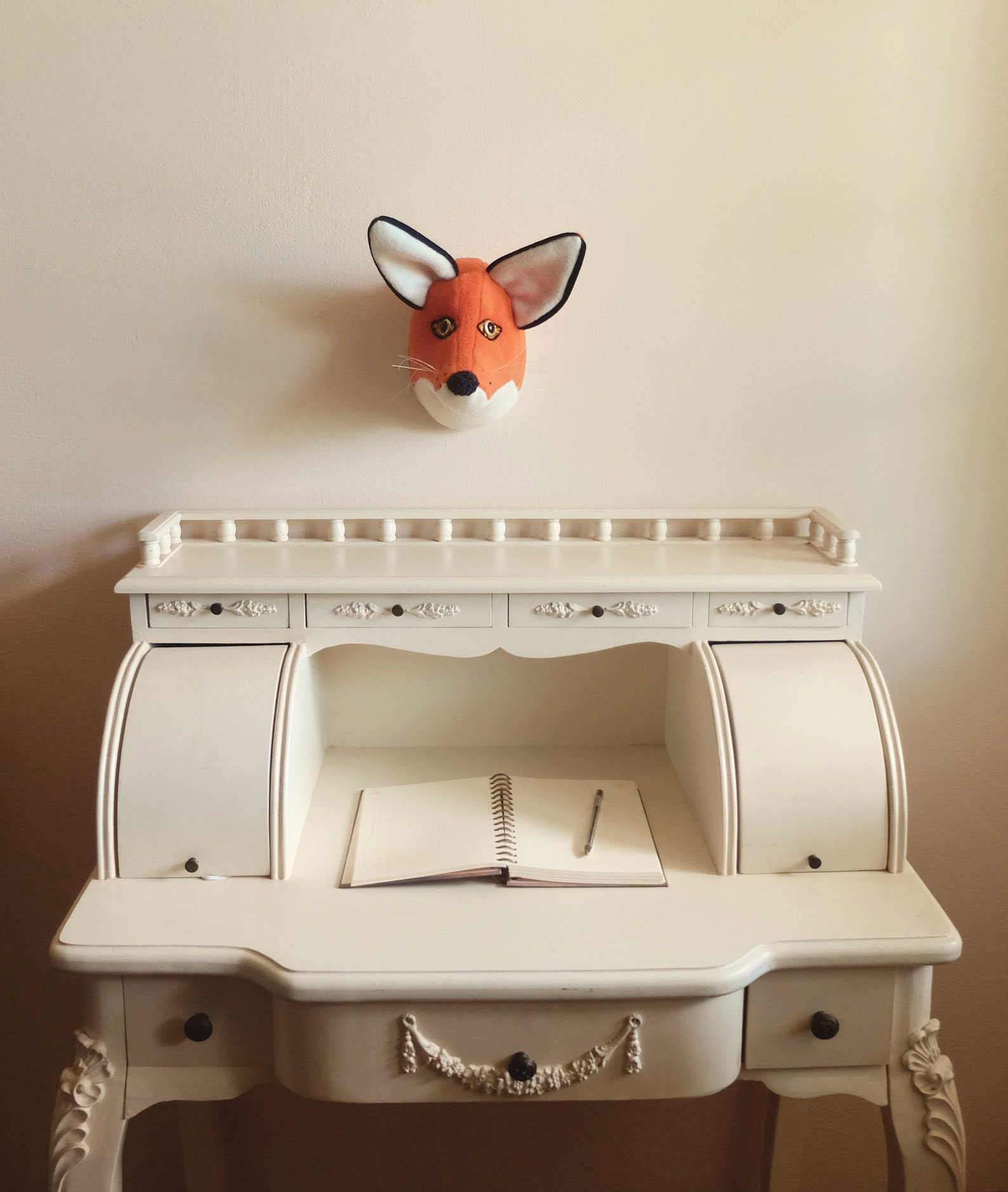 Faux Fox Taxidermy Fox Head Wall Mount Stuffed Red Fox - Etsy