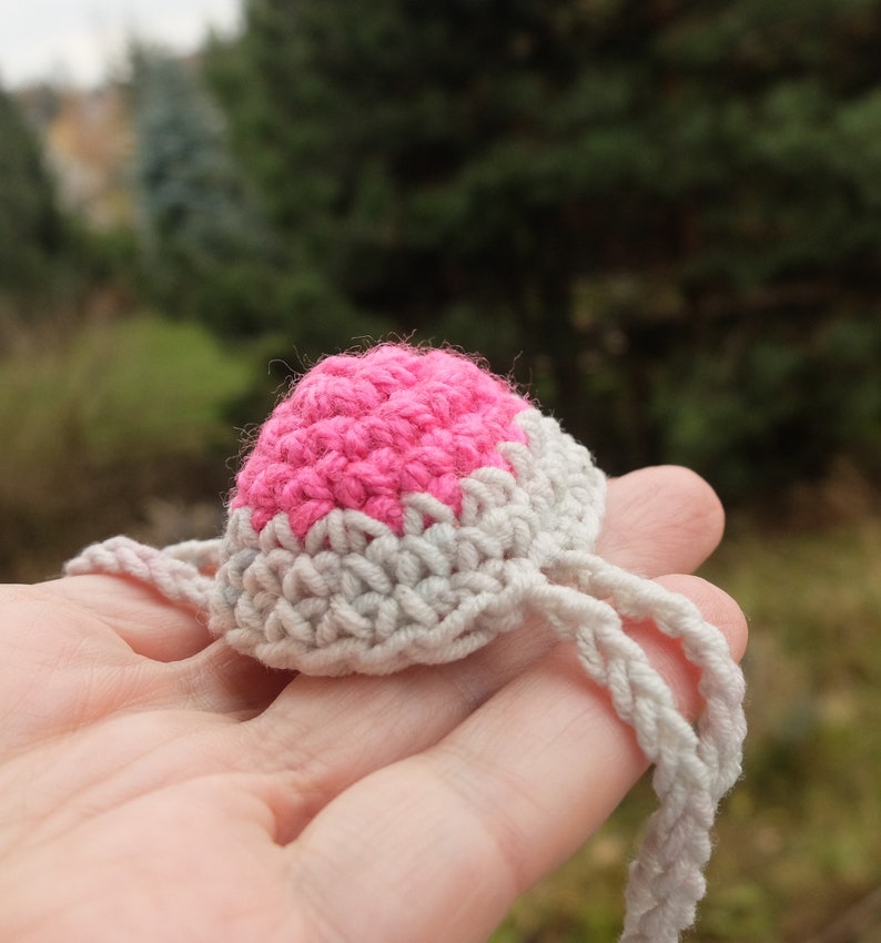 Gray Pink Nose Warmer Nose Muff Colorful Winter Sweet - Etsy